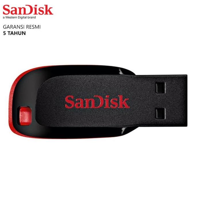Jual SanDisk Flashdisk Cruzer Blade 32GB CZ50 USB Flash Disk - Jakarta ...