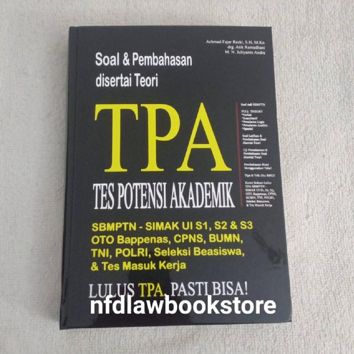 Jual Soal & Pembahasan Disertai Teori TPA TES POTENSI AKADEMIK SIMAK UI ...