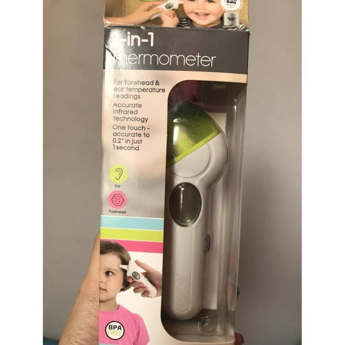 Jual Thermometer Infrared Termometer 2 in 1 Dahi & Telinga BROTHER MAX ...