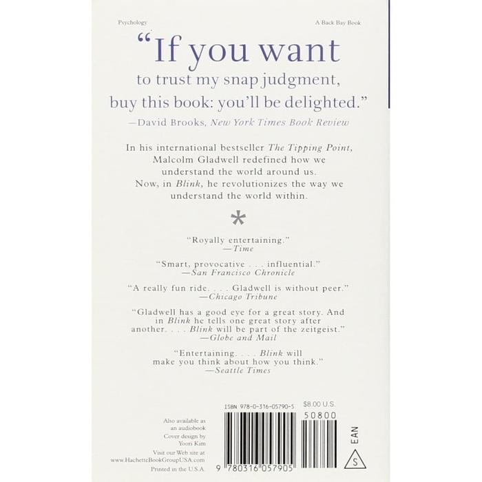 Jual Buku Import - Blink (malcolm Gladwell) Di Seller Rumix ...