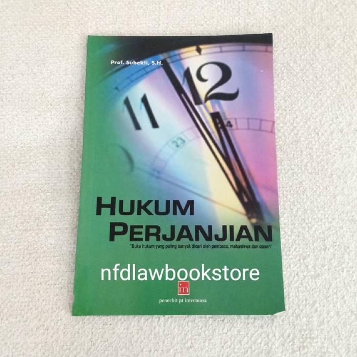 Jual ORIGINAL HUKUM PERJANJIAN - R. Subekti - Kota Tangerang Selatan ...