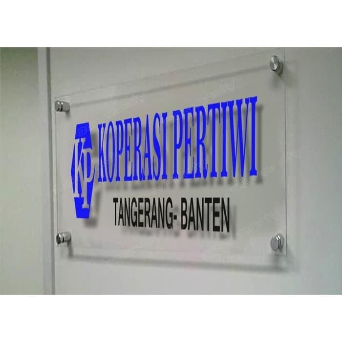 Jual akrilik | Papan Nama Kantor |nama perusahaan |signage |Acrylic ...