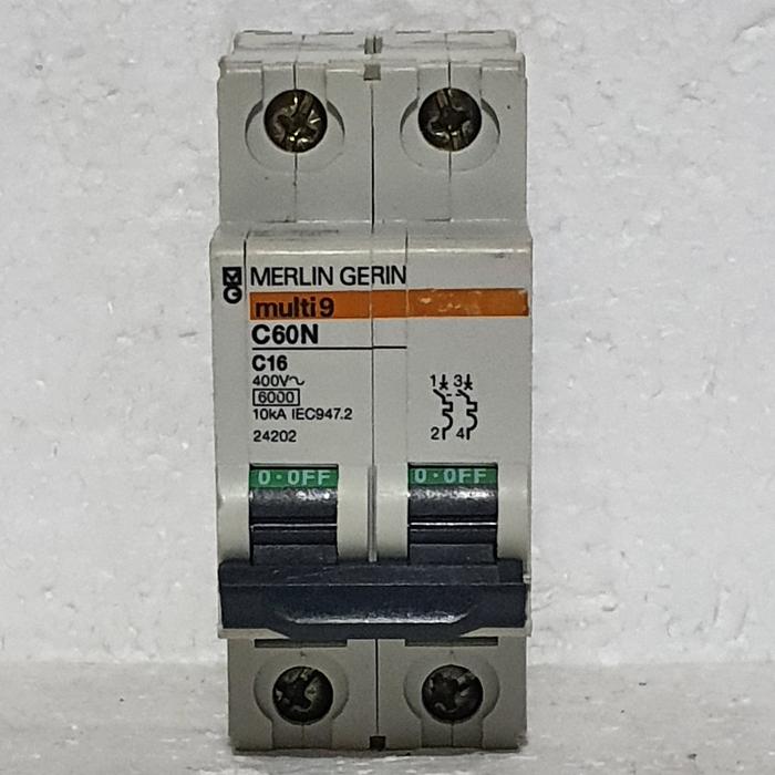 Jual MCB Multi9/Multi 9 Merlin Gerin C60N 2P 16A / MCB Merlin Gerin 2P 16A - Jakarta Pusat ...