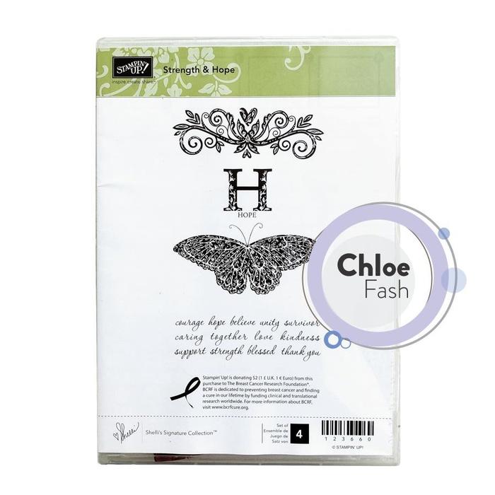 Jual SALE Stampin' Up Scrapbook Rubber Stamps Strength & Hope 123660 ...