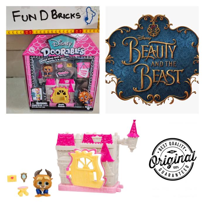 Jual Disney Doorables Beasts Chateau Beauty and The Beast - Jakarta ...