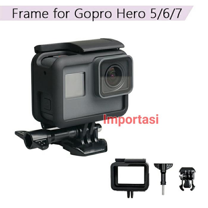 Jual Frame Hard Case Protector for Gopro Hero 7 6 5 & 2018 Casing ...