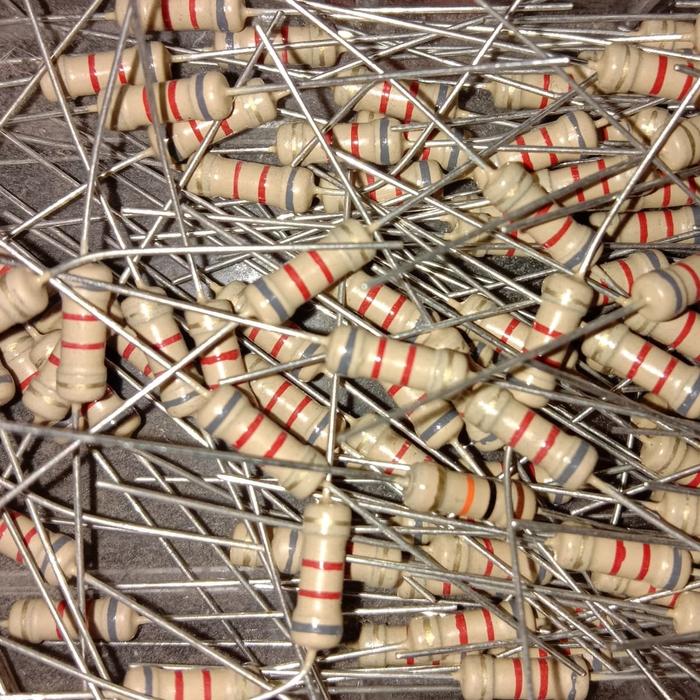 Jual Resistor 8k2Ohm 8k2 0.2watt 1/2w toleransi 5% - Kota Depok - PCM ...