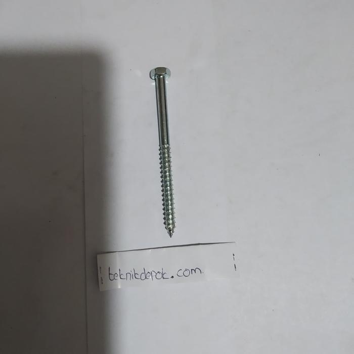 Jual Baut Sekrup Lag Scr 1 per 4 Inchi x 3.5 Inchi Deks Skrup Meja 1 ...