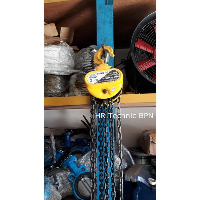 Jual Shuang Ge - Chain Block 2 Ton Lift 3 meter - Kota Balikpapan ...