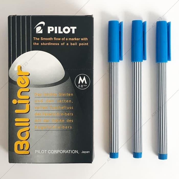 Jual Ballpoint Pilot Balliner ( Medium 0.8 mm ) Biru - Kota Balikpapan - Ria Kencana Ungu ...