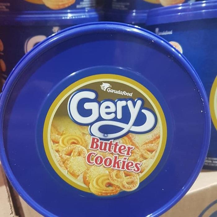 Jual Gery Butter Cookies 300gr-Gery Butter Toples-Biskuit Gery Kaleng ...