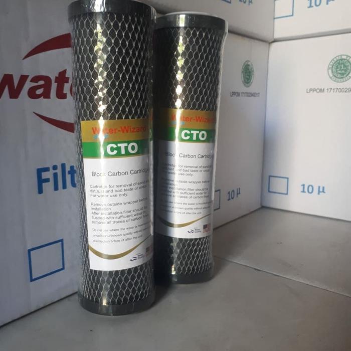 Jual CTO filter 10" Water Wizard / Carbon Block / Filter Carbon ...