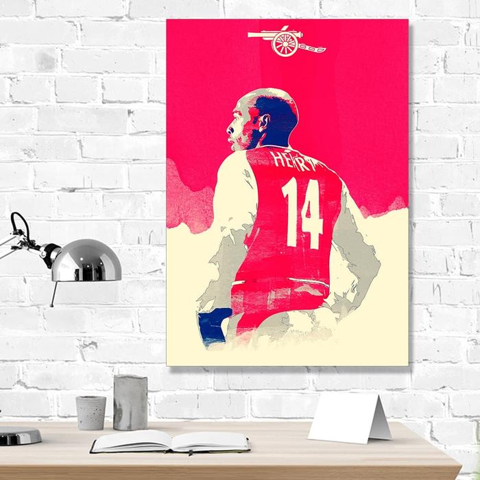 Jual Poster ARSENAL poster frame A3+ (30x43cm) Poster Thierry Henry d ...