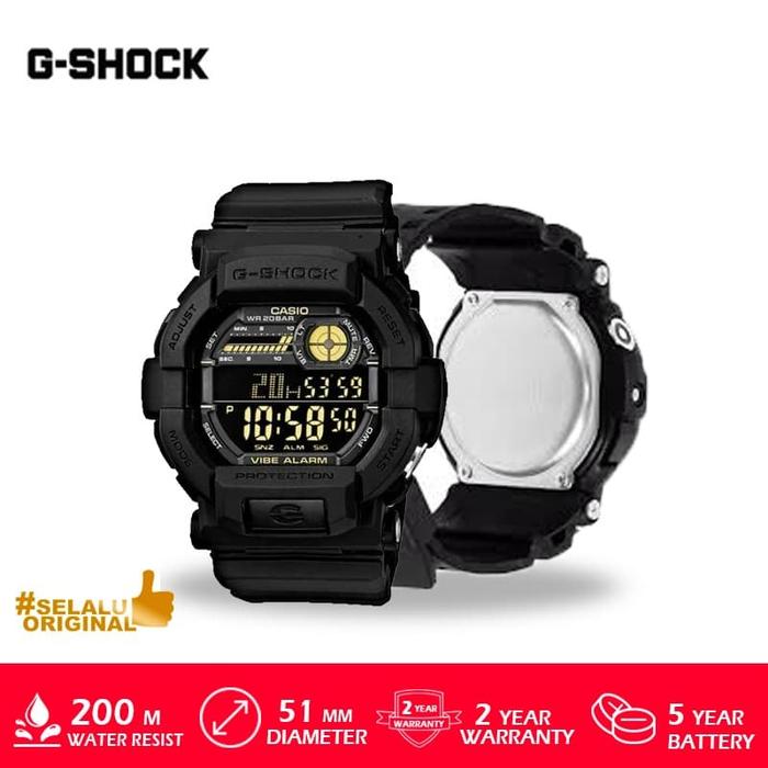 Promo Casio G-Shock GD-350-1BDR / GD 350 1BDR / GD350 ORIGINAL Cicil 0% 3x - Jakarta Pusat ...