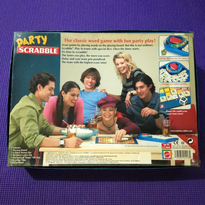 Jual Board Game Scrabble Party - Original By Mattel Di Seller Velvet ...
