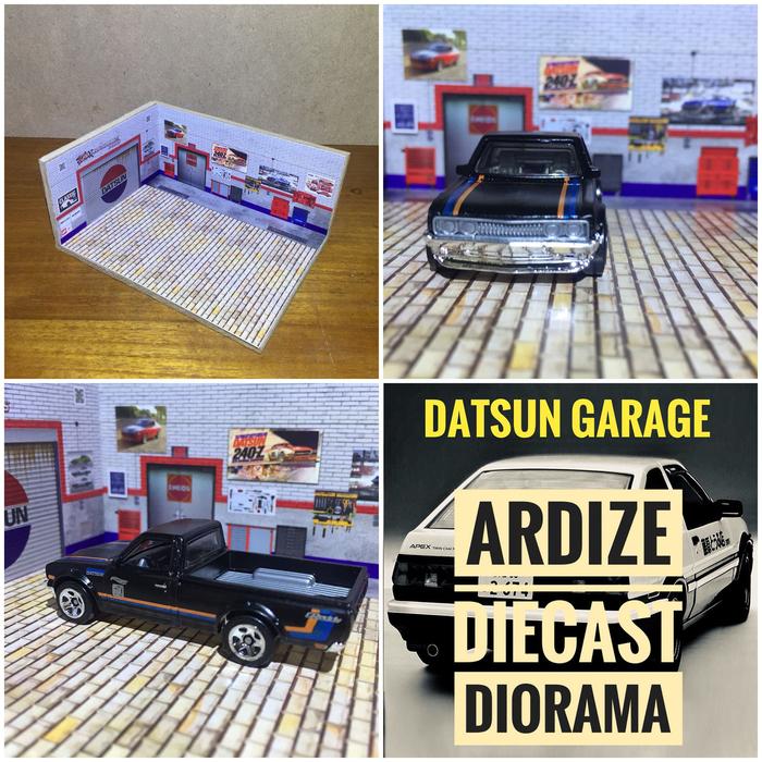 Jual Papercraft Diorama diecast 1:64 (hotwheels, matchbox, tomica, dll ...