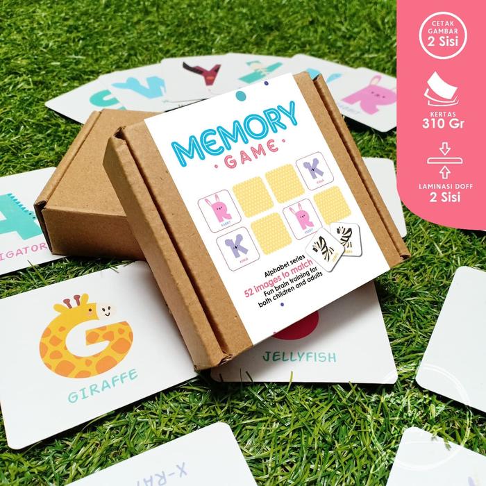 Jual Matching card / memory game - alphabet series - Kota Surabaya ...