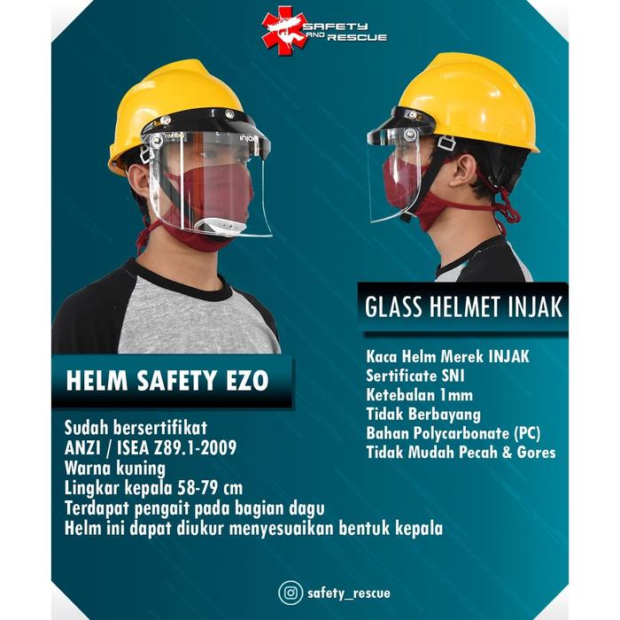 Jual Face Shield SAFETY HELMET ENZO - Helm Lengkap - Kab. Sukoharjo ...