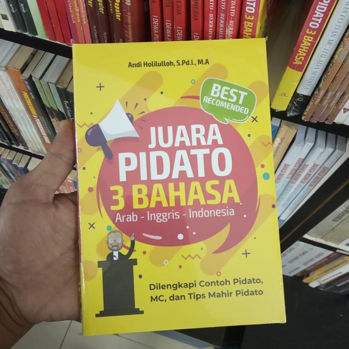 Jual Buku Juara Pidato 3 Bahasa Arab Inggris Indonesia - Andi ...