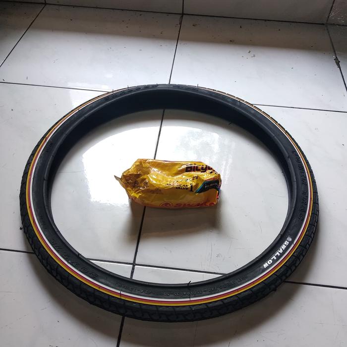 Jual 20 x 1.75 ban luar + dalam sepeda Swallow 20" inch x 175 mini / lipat - Jakarta Utara ...