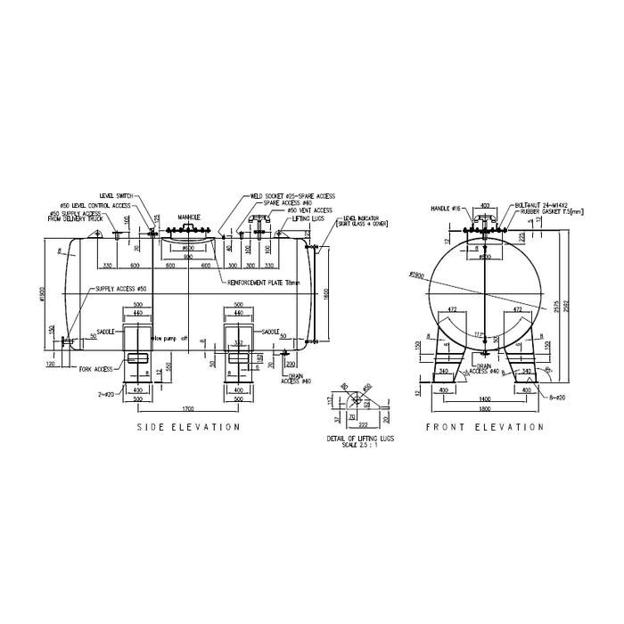 Jual Jasa pembuatan gambar design CAD tangki - Jakarta Timur - Putro ...