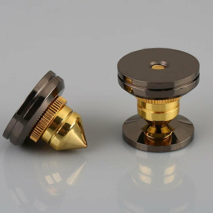 Jual 4 Spike Isolation Cone Pad Cd Spikes Turntable Amplifier Kaki ...