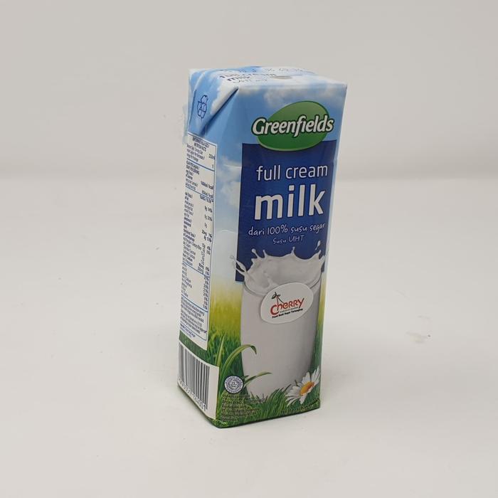 Jual SUSU GREENFIELDS UHT FULL CREAM 250 ML MILK - Kab. Banyumas - Toko Cherry Purwokerto ...
