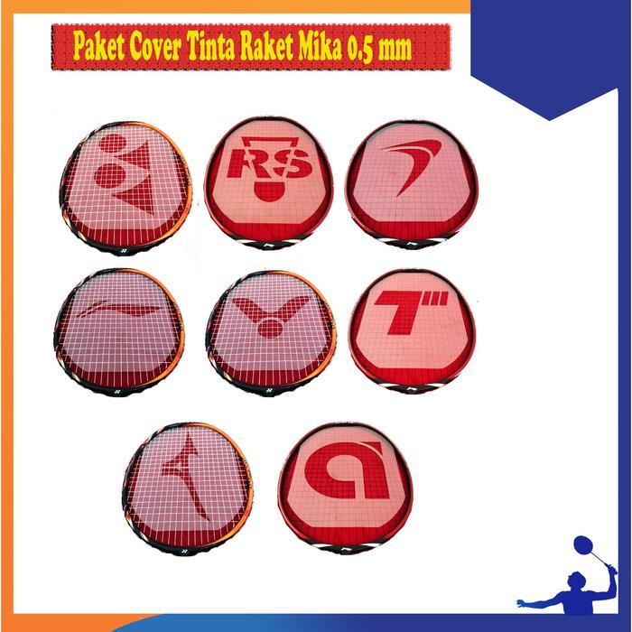 Jual BADMINTON COVER STENCIL CARD LOGO RAKET CETAKAN SENAR RAKET ...