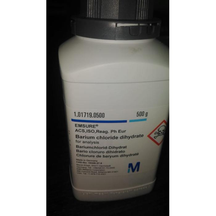 Jual Barium Chloride Merck/Barium Cloride/BaCL2/Barium Klorida - Kota ...