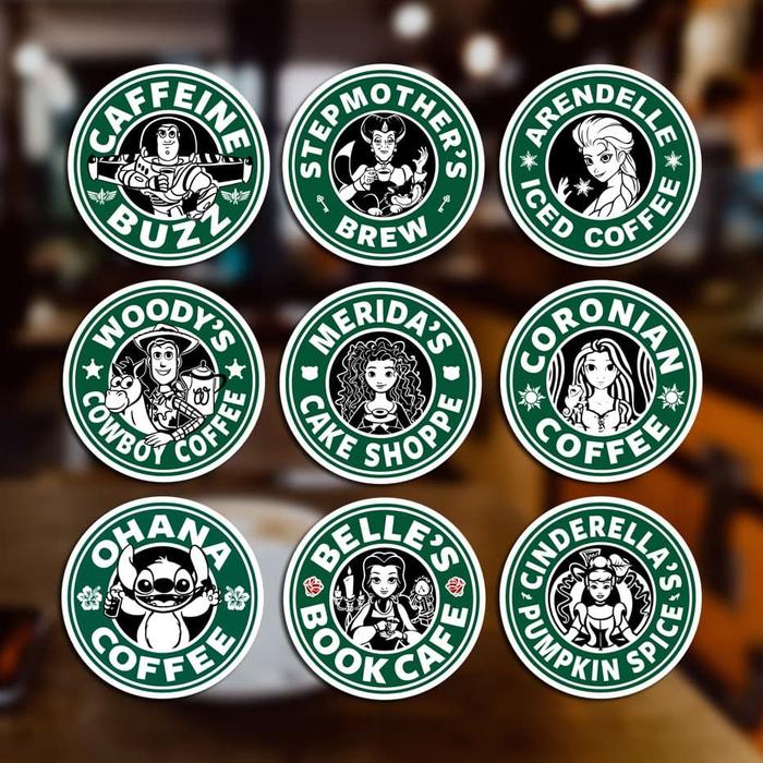 Jual Stiker/Sticker Starbuck Parody untuk Laptop, Mobil, Koper, dll ...