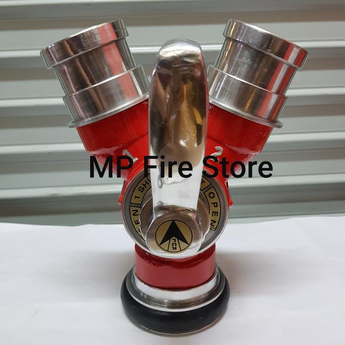 Jual Y Connection Hydrant cabang 3 way Pemadam 2.5 x 2.5 x 2.5 Inch ...