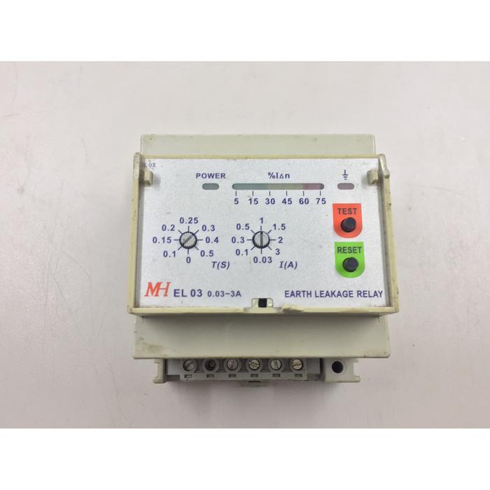 Jual MH EL03 EL 03 Earth Leakage Relay 3A 0.5S - Kota Batam - Toko ...