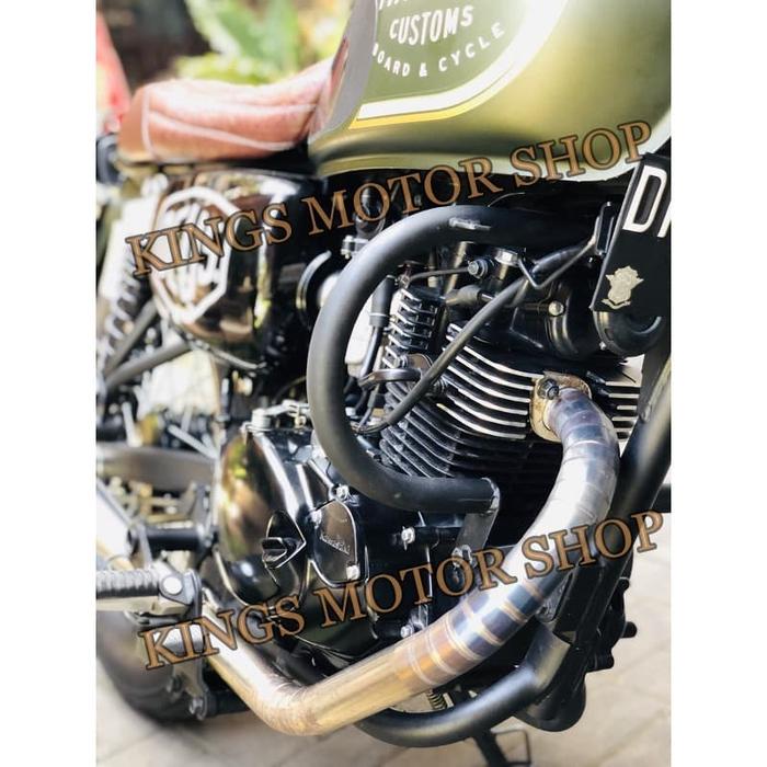 Jual Crashbar Engine Guard Side Engine Guard Kawasaki W175 Crash Bar ...