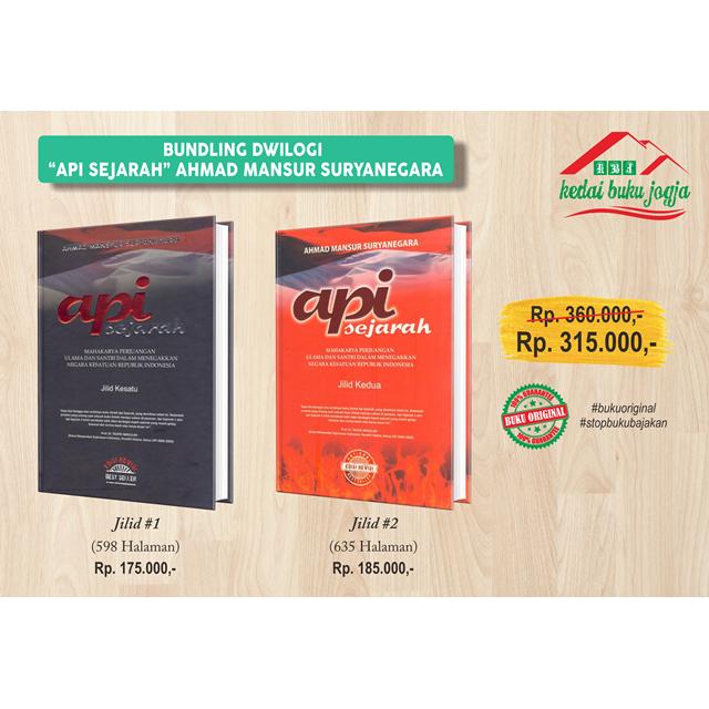 Jual Buku Bundling Dwilogi API SEJARAH AHMAD MANSUR SURYANEGARA (HC ...