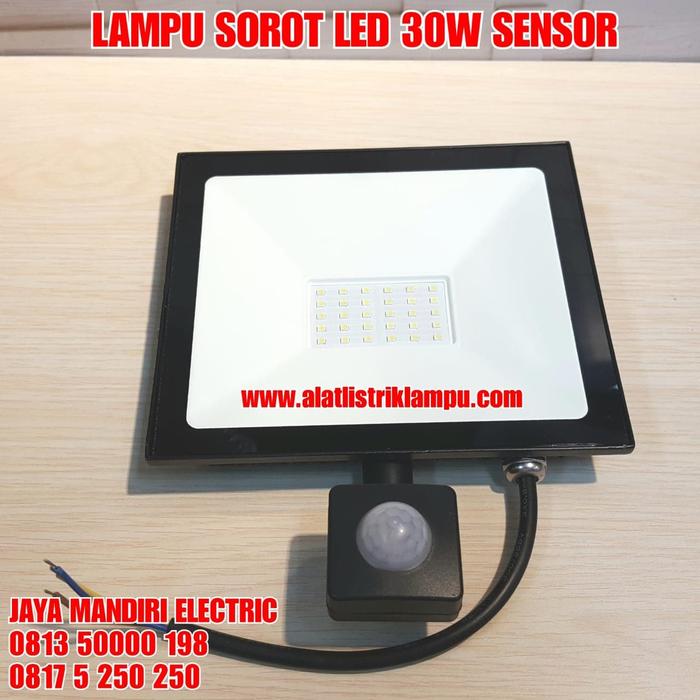 Jual LAMPU SOROT LED SMD SENSOR 30 WATT PUTIH / SOROT SENSOR LED 30WATT 30W - Jakarta Pusat ...