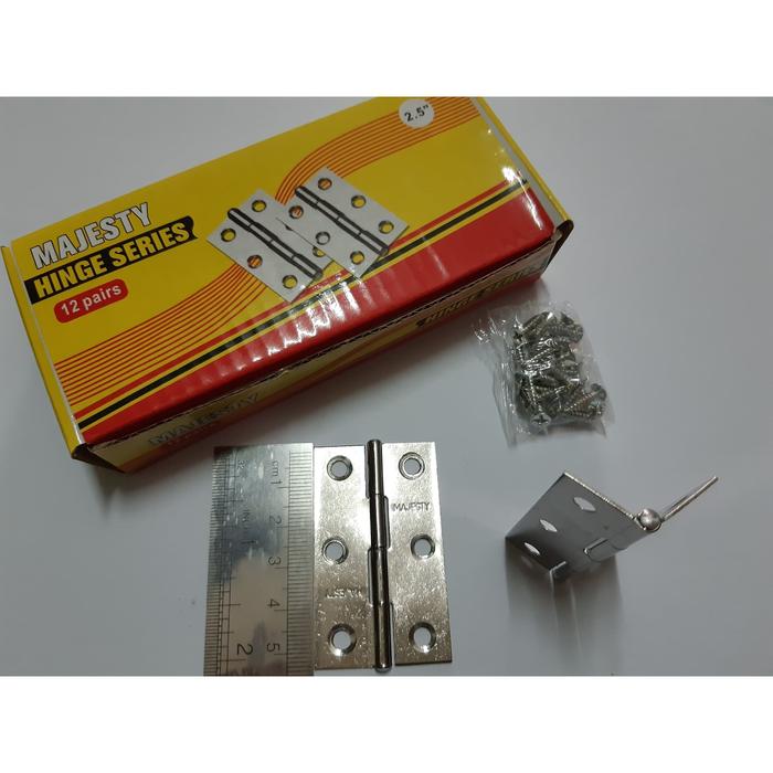Jual Engsel Kupu Mini Kecil 2.5" STAINLESS Pintu Lemari Kayu Kotak Box ...