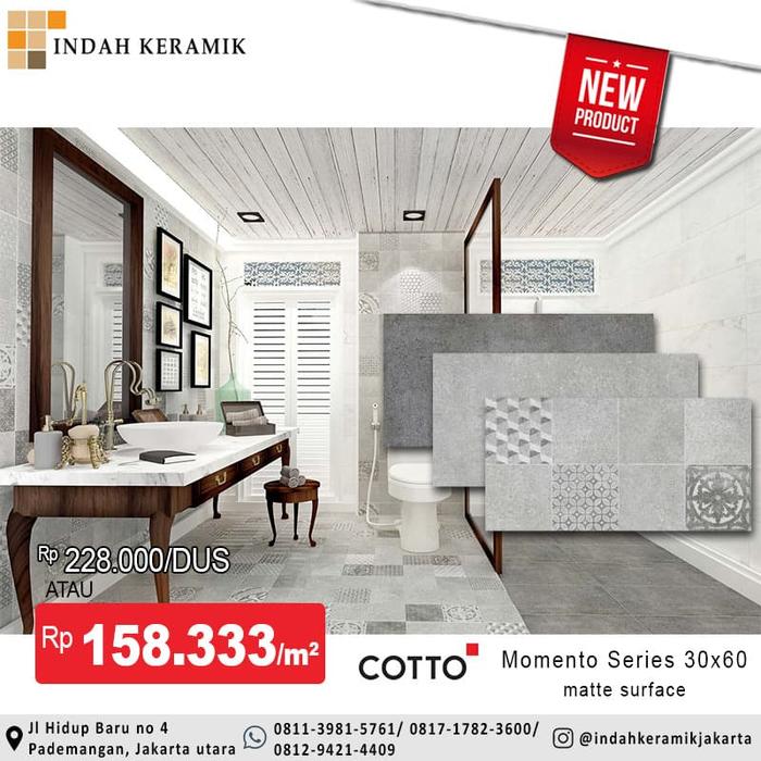 Jual Homogenous Granit Tile COTTO Momento 30x60 - Jakarta Utara - Indah ...