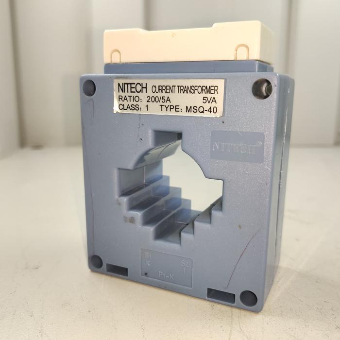 Jual NITECH Current Transformer MSQ-40 200/5A 5VA 72x72 Singapore ...