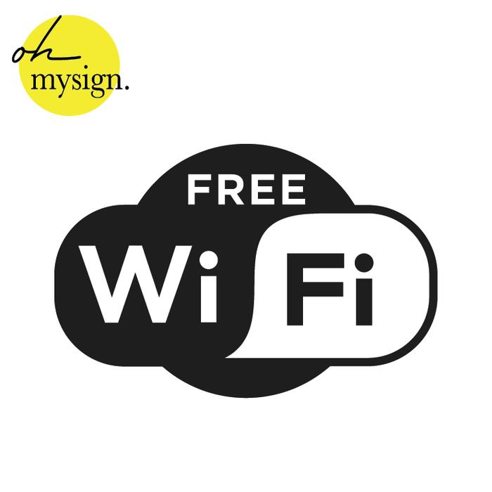 Jual Free Wifi | Sign Board Akrilik | Papan Tanda Wifi Unik - Jakarta ...