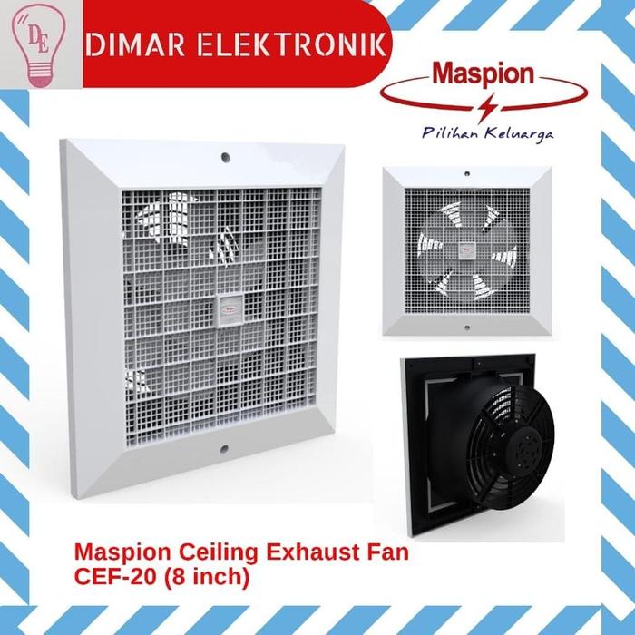 Jual Exhoust Fan Plafon MASPION CEF 20 ( 8 " ) - Kota Bekasi - Dimar ...