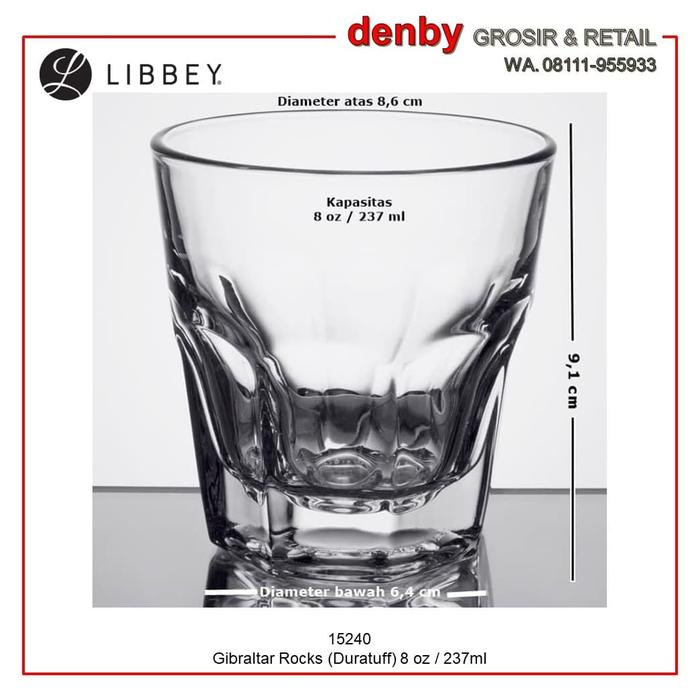 Jual Libbey 15240 Gelas Gibraltar Rocks 237ml - Jakarta Barat - Denby ...