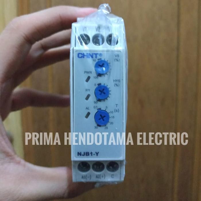 Jual Phase Failure Relay CHINT NJB1-Y3 220V Single Phase Anti Phase 1 ...