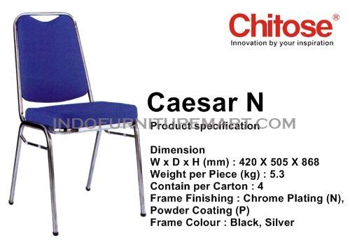 Jual FreOnkir Kursi Susun Tamu Tumpuk Chitose Bangku BIRU CAESAR-NPVC ...