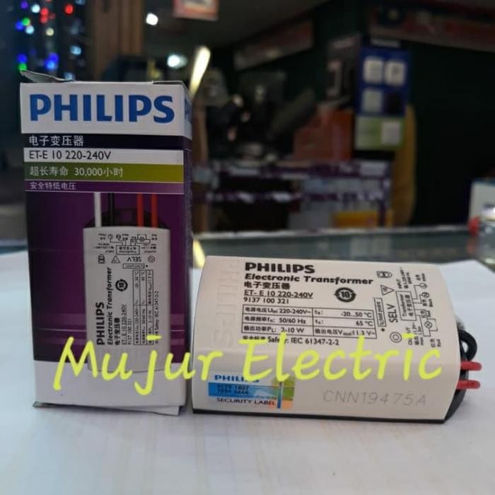 Jual PHILIPS Electronic Ballast ET-E 10 LED ( Ballast lampu halogen LED ...