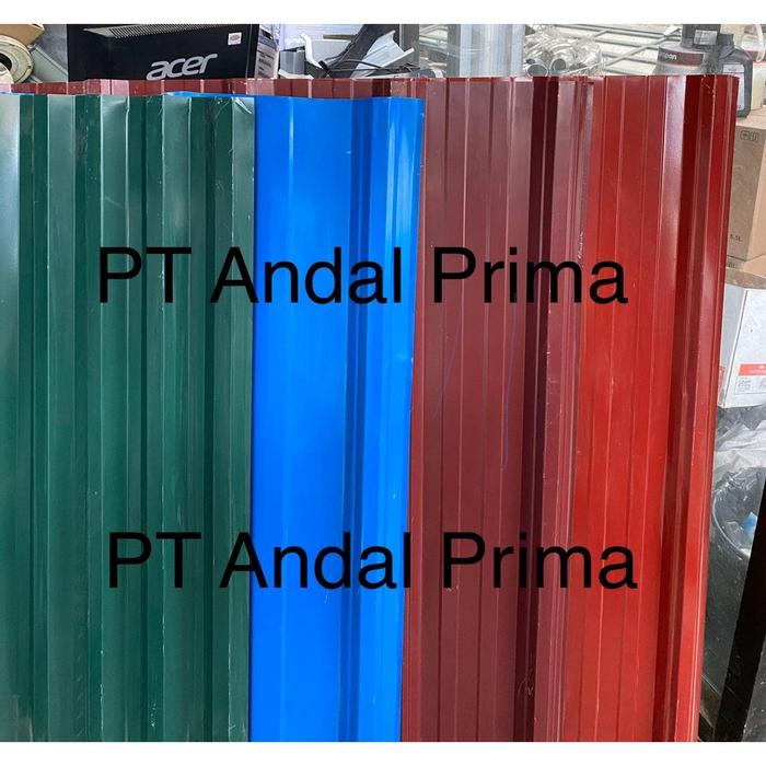 Jual Atap Spandek warna tipe 750 ; 720 ; 800 tbl 0.30mm / Spandeck ...