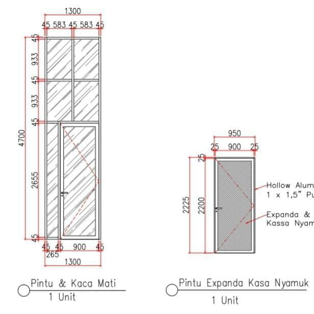 Jual partisi dan pintu expanda custom - Kota Tangerang Selatan - bellie ...