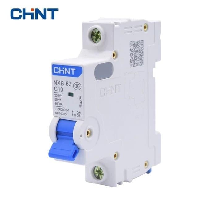 Jual MCB CHINT 10 AMPERE 1 PHASE 6KA NXB-63 - Kota Samarinda - Kjalighting | Tokopedia