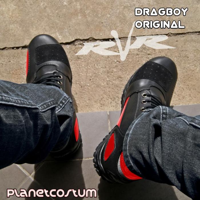 Jual Sepatu Bikers Terbaru Rvr Dragboy Merah Red Boots Motor Touring ...