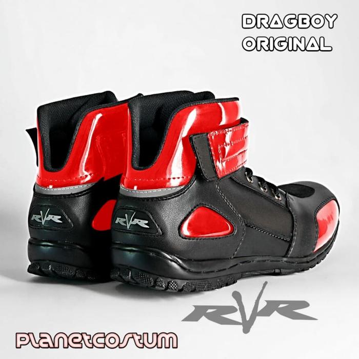 Jual Sepatu Bikers Terbaru Rvr Dragboy Merah Red Boots Motor Touring ...
