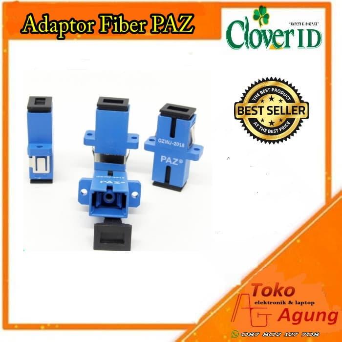 Jual FIBER OPTIK CONNECTOR ADAPTOR PAZ 1PACK ISI 50PCS BAGUS (BIRU ...